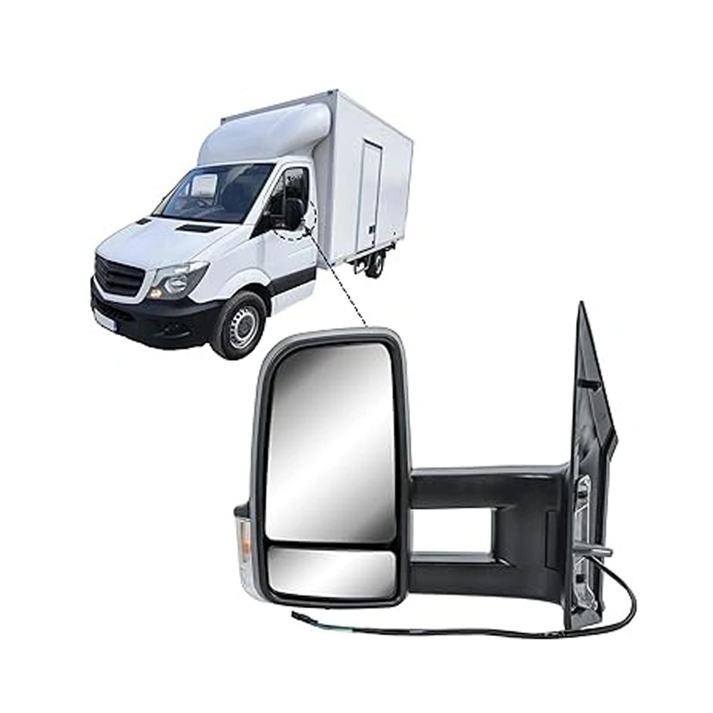 VW Crafter Long Arm Wing Mirror With Indicator. Electric. LHS. 07-16