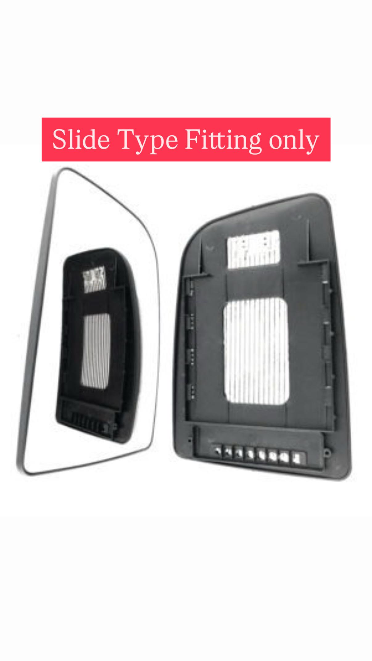 Sprinter Mirror Replacement Glass with Base Heated. LHS. 06-11