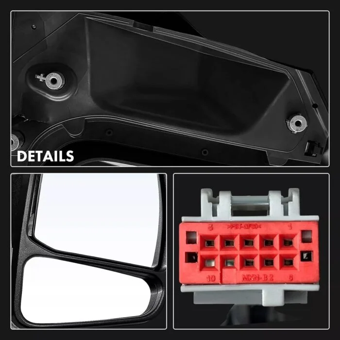 Transit Custom Mirror Unit - Electric - Driver Side - 2012-2024