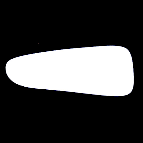 Ford Transit Custom Wing Mirror Replacement Glass. LHS. 2023 Onwards