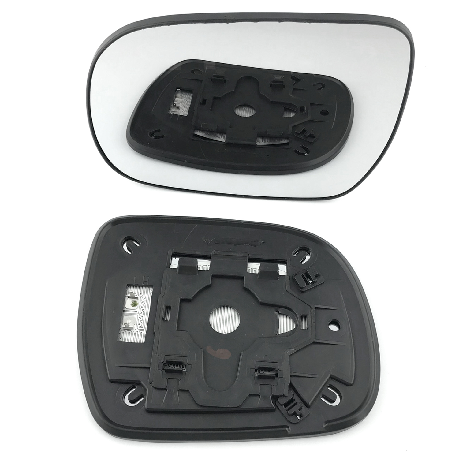 Toyota Hilux Wing Mirror Glass With Base Non-Heated Convex . LHS 2005-2019