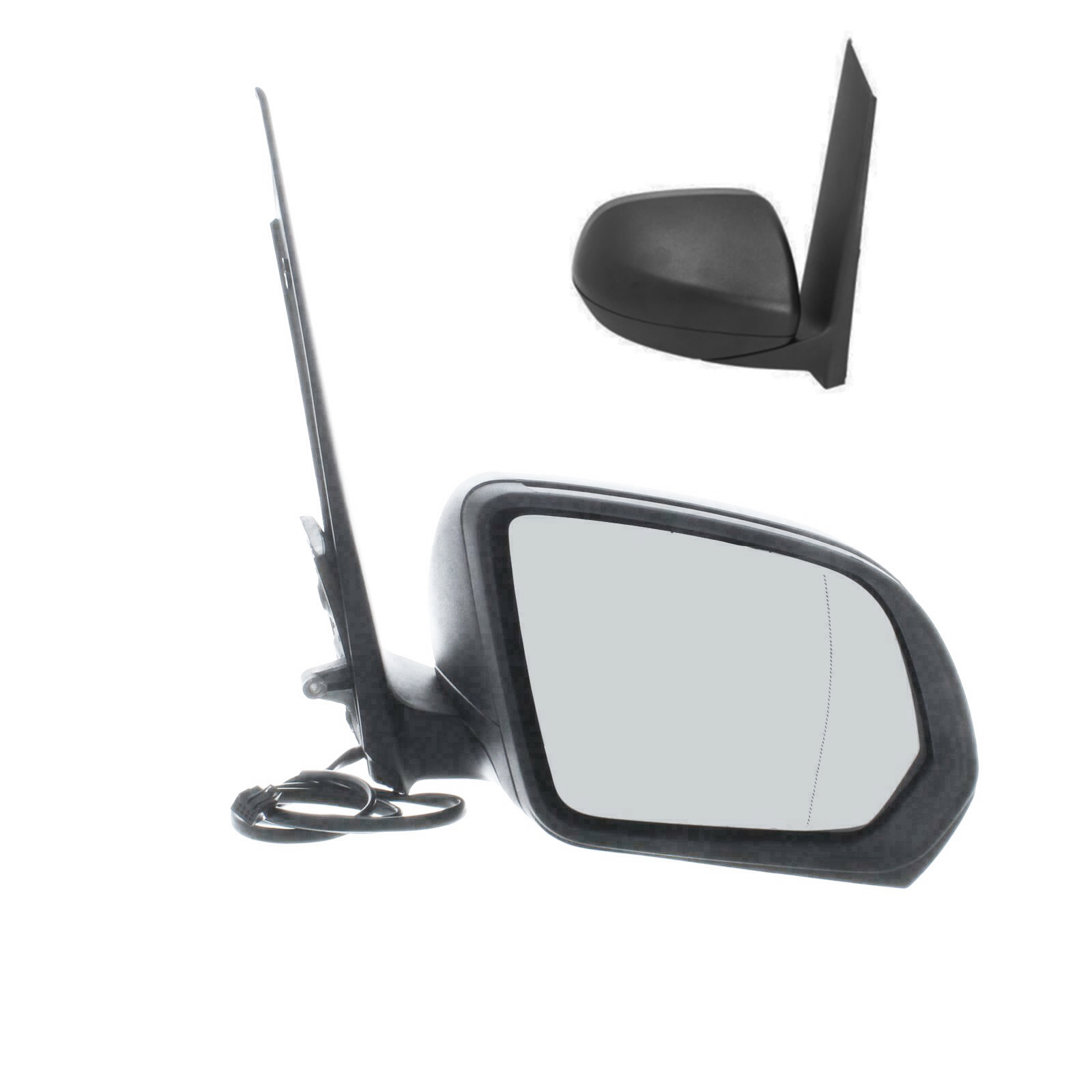 Mercedes Vito Wing Mirror Unit Black Texture, Electric-Heated-Right ...