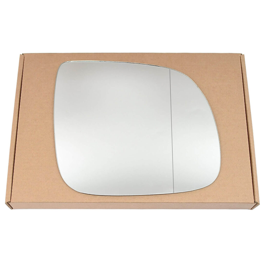 Q7 Wing Mirror Glass. Stick On Wide Angle Mirror. RHS. 2006-2009